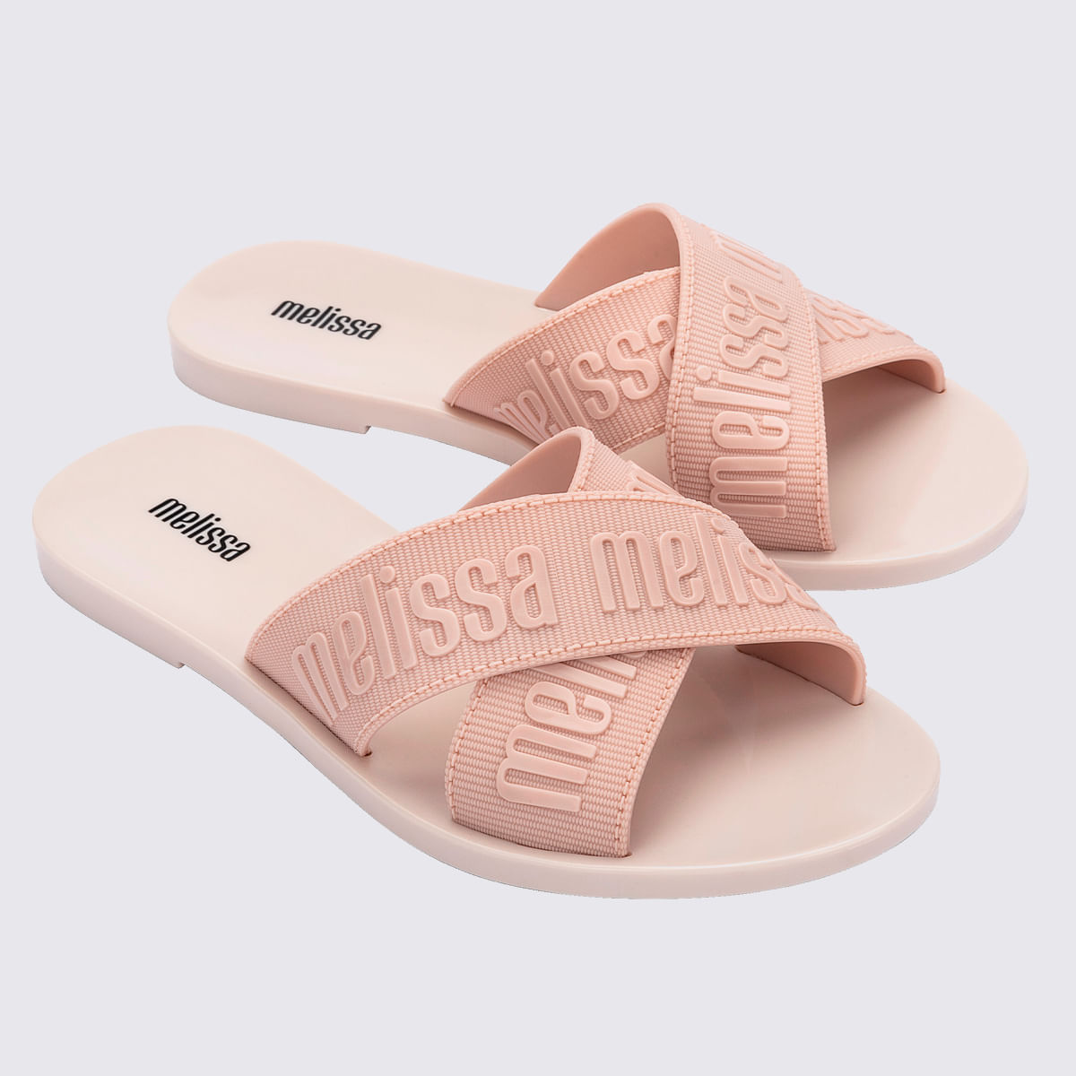 Melissa M Lover Slide Bege Rosa 35740 - Menina Shoes