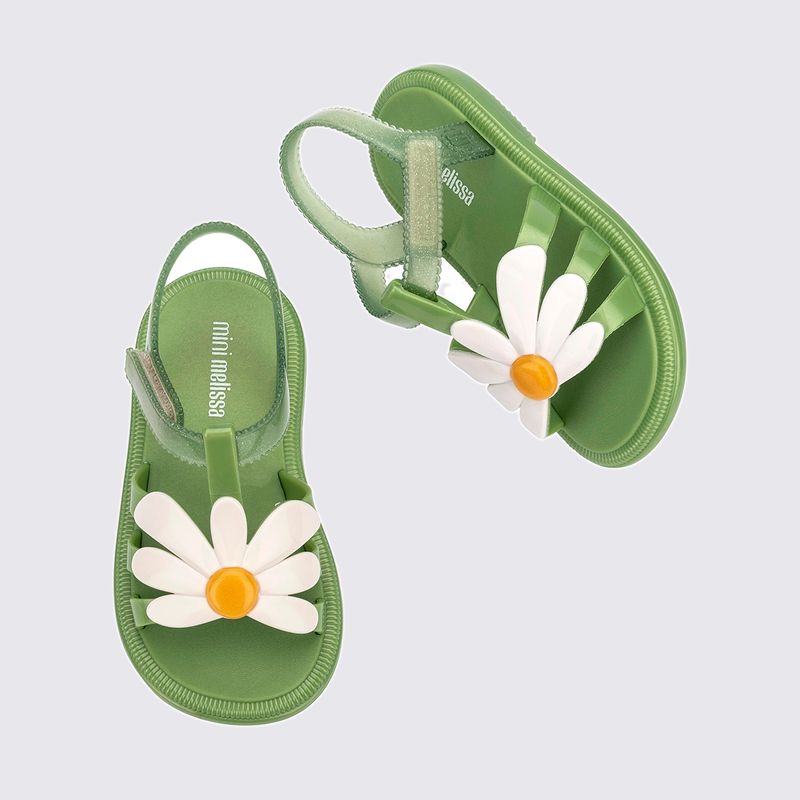 Mini Melissa Hip Bloomy Baby Verde 35902 - Menina Shoes