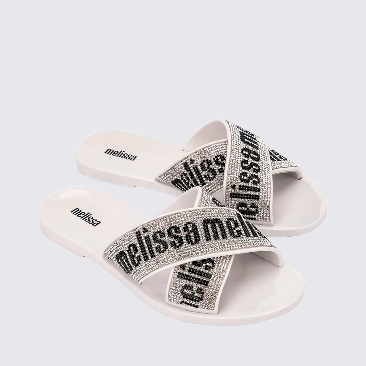 Melissa M-Lover Slide Deluxe Branco - Menina Shoes