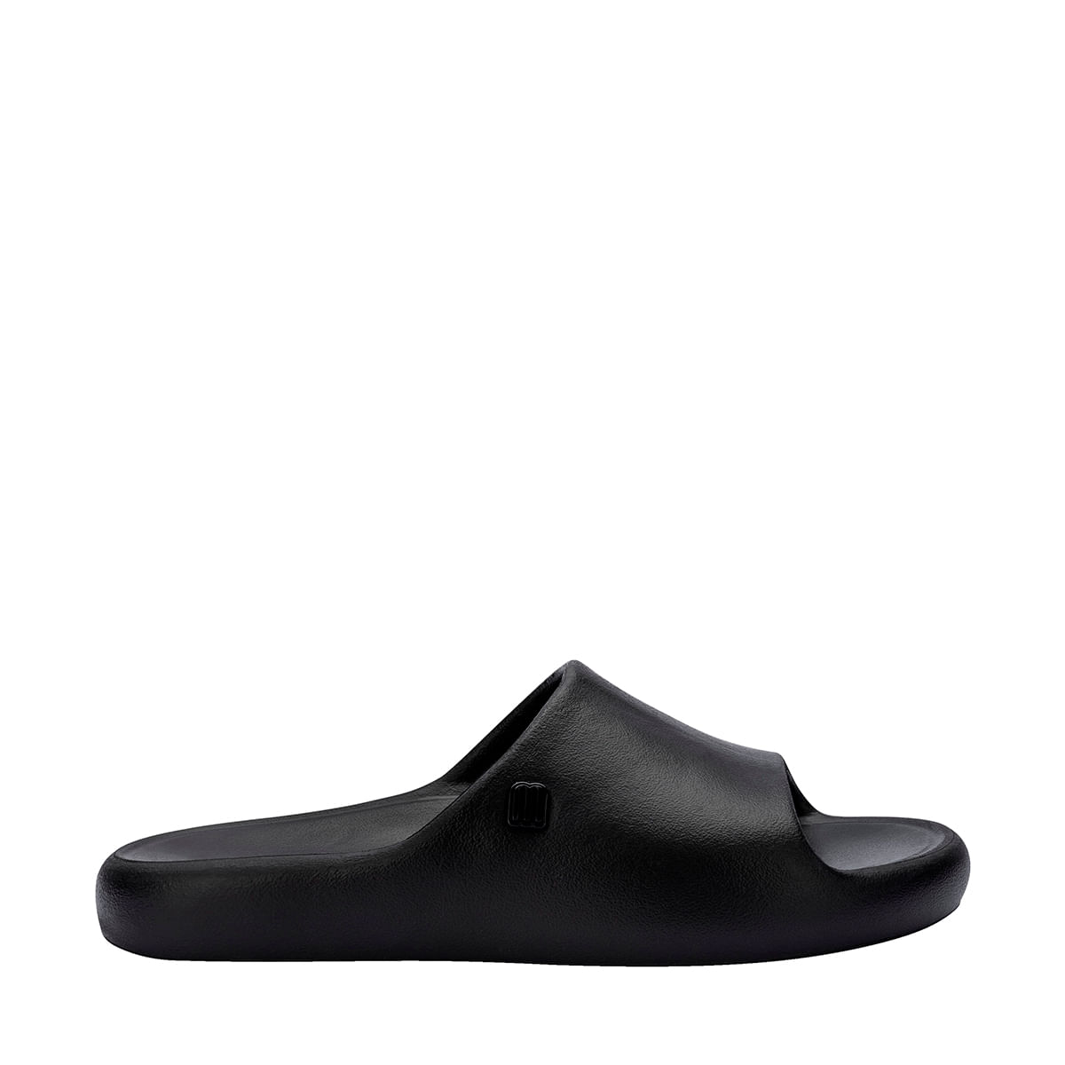 Mini Melissa Free Print Slide Infantil Preto - Menina Shoes